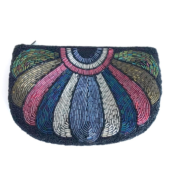 Danieli | Bags | Vintage Beaded Danieli Art Deco Clutch | Poshmark